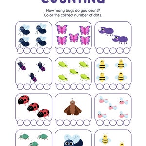 Count the Pictures. Add and Write the Correct Sum in the Box, Worksheet ...