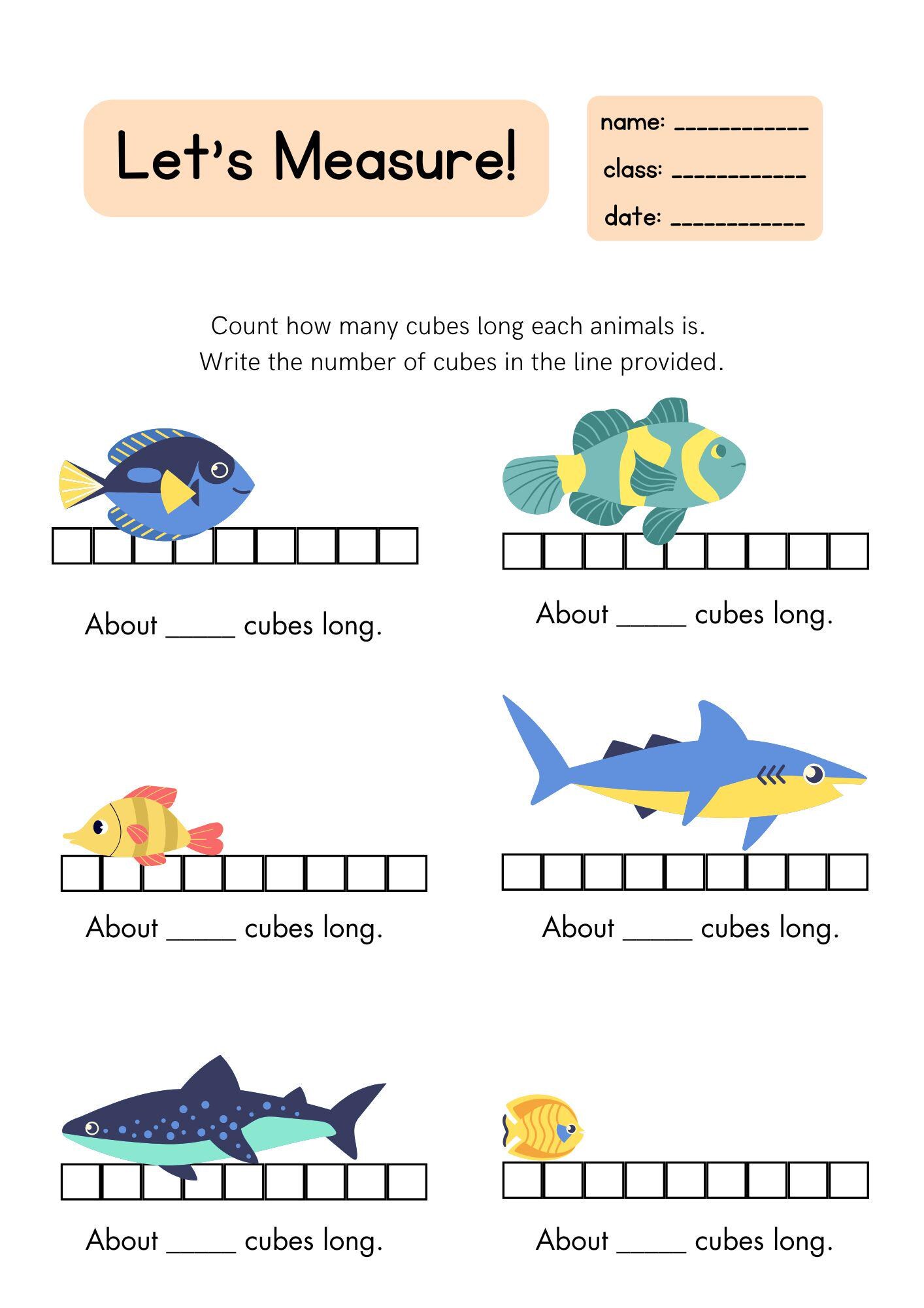 Big and Small Worksheet: Preschool Math Activity (printable) - Etsy