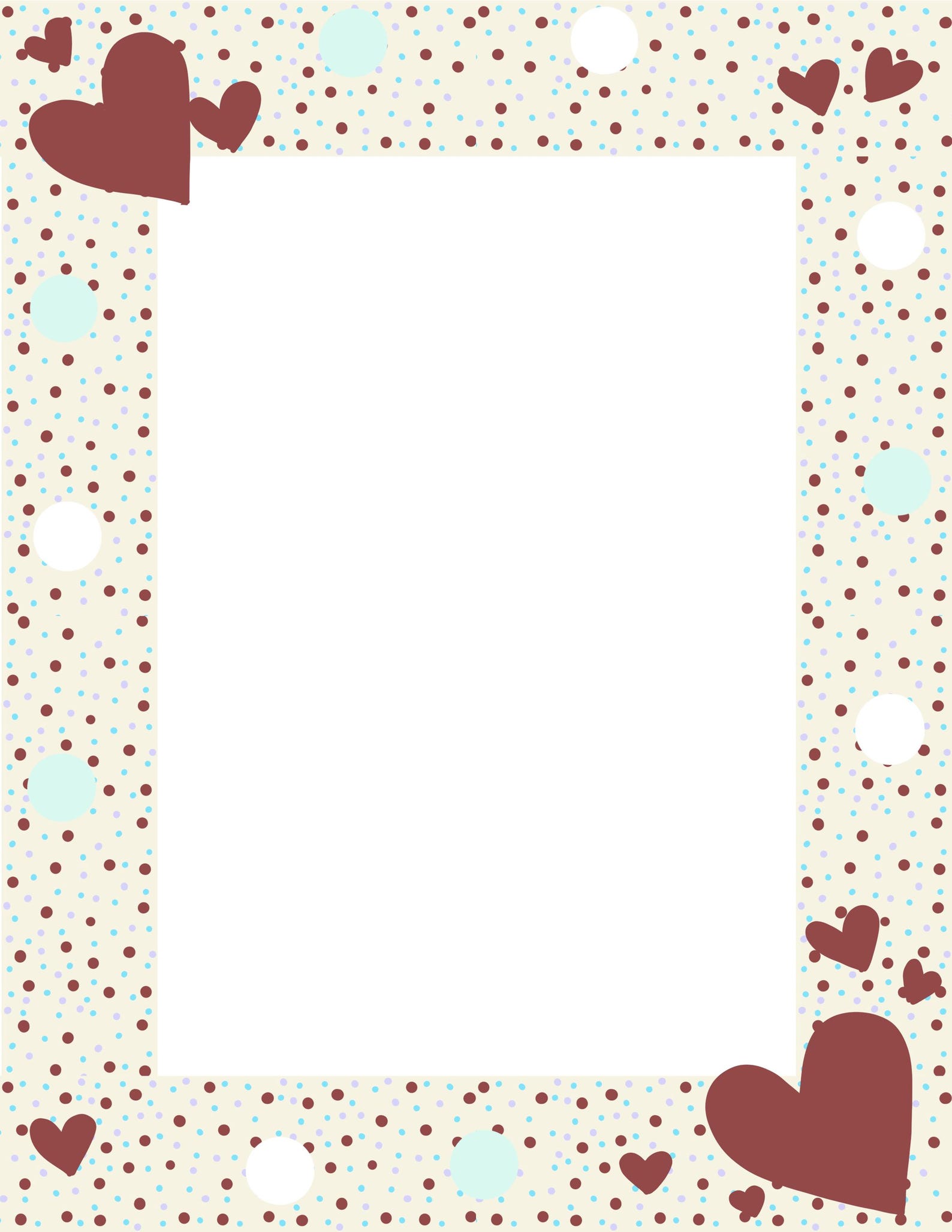 Valentine's Day Heart Page Borders and Frames Clip Art - Etsy