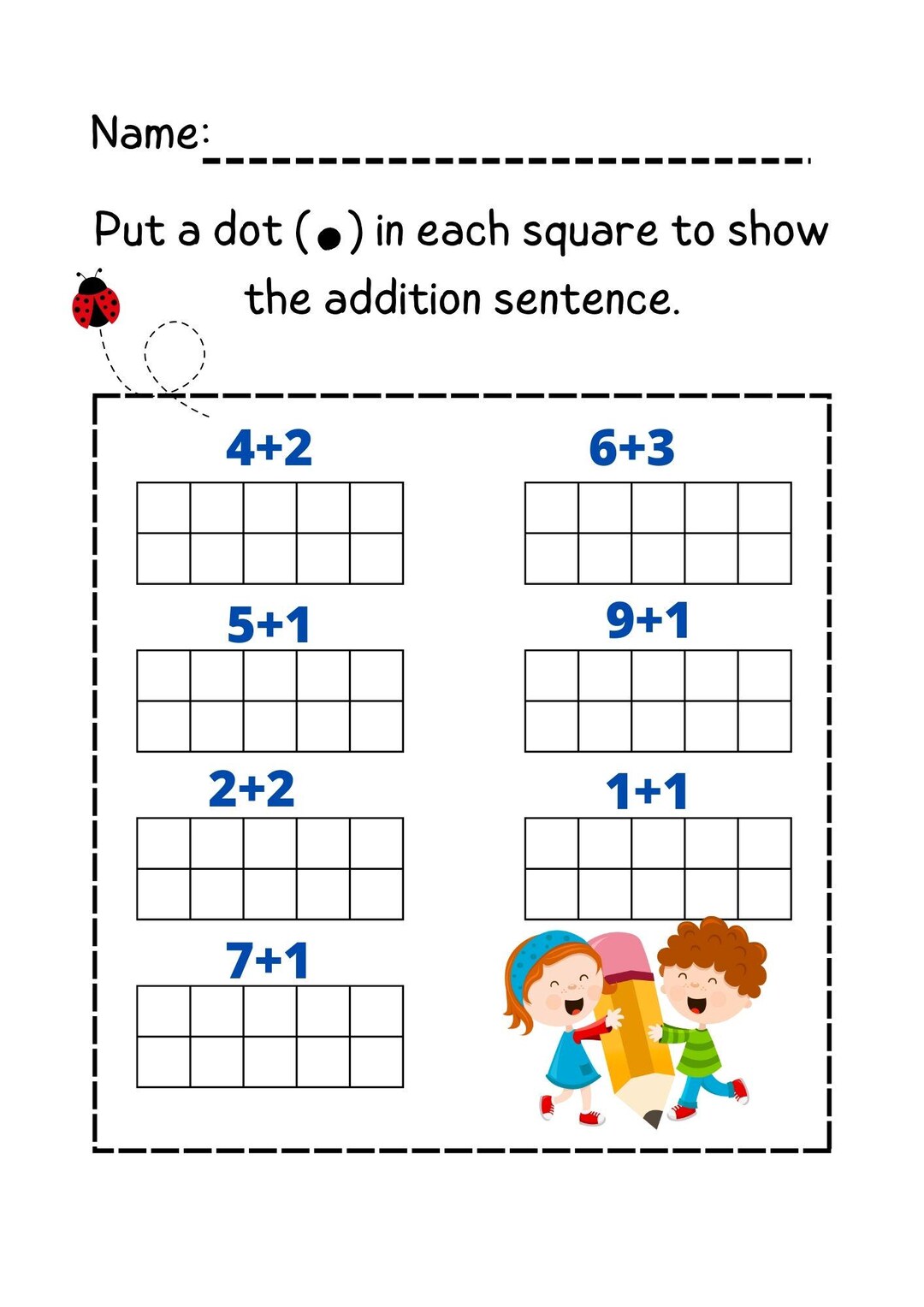 Do A Do Addition and Subtraction Within 20 With Ten Frame Pictures ...