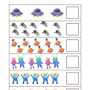 20printables Kindergarten Math How Many Worksheets, Numbers 1 to 10 ...