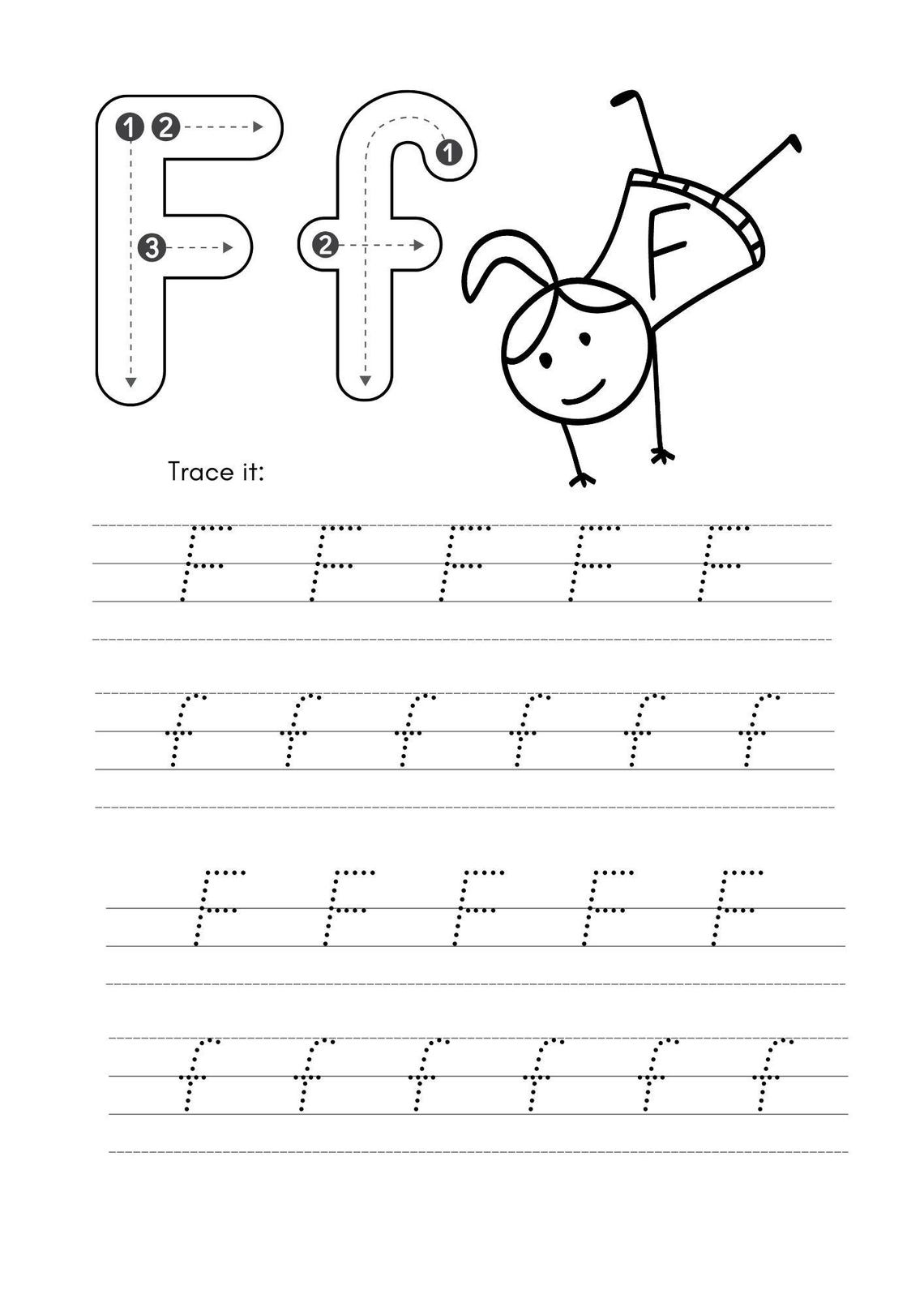 Alphabet Tracing Worksheets: Handwriting Practice for Kids (printable ...