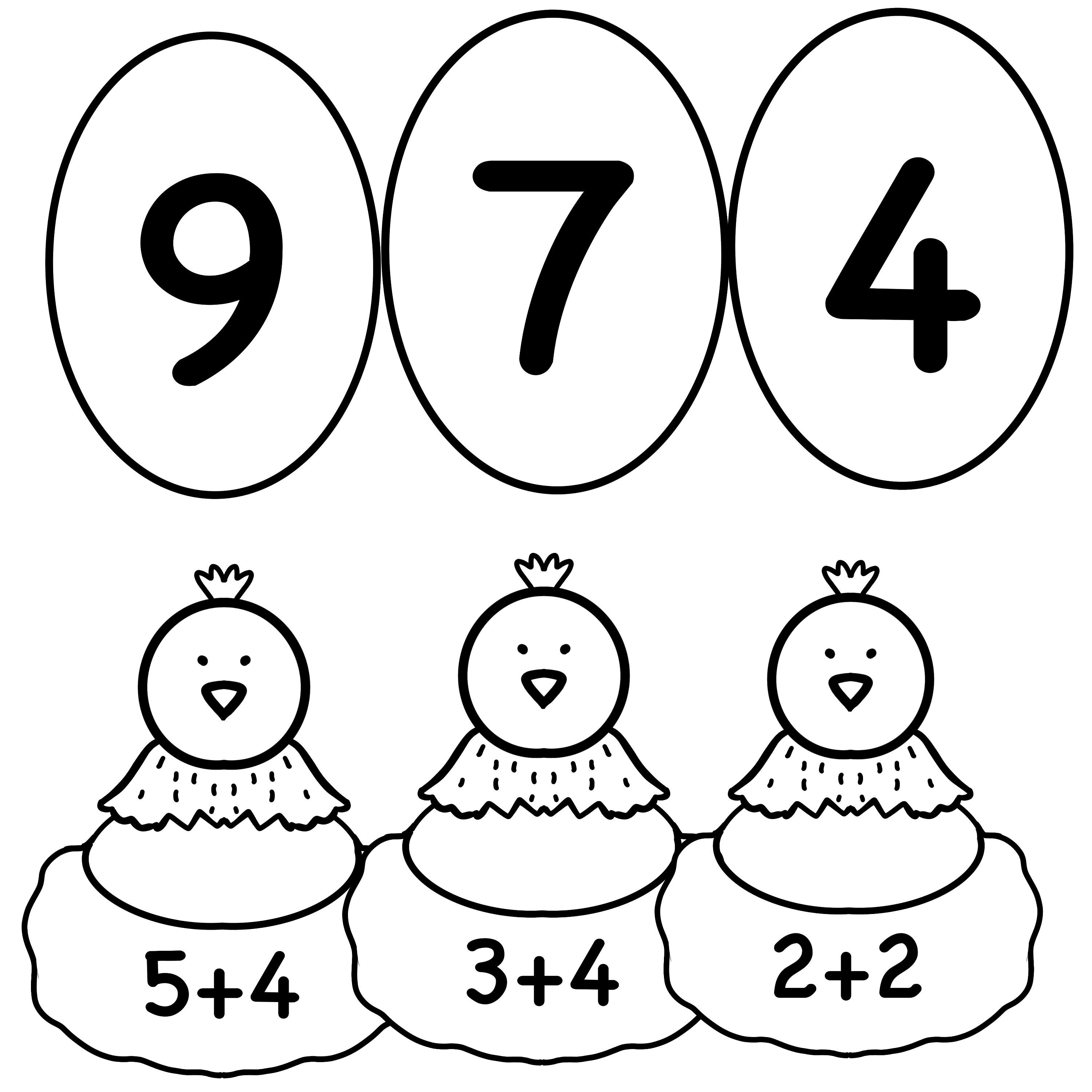 Spring Matching Numbers 1 to 10 Math Clip Art Bundle Addition Egg - Etsy