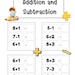 Addition and Subtraction Facts Worksheets Printable for Kids ...