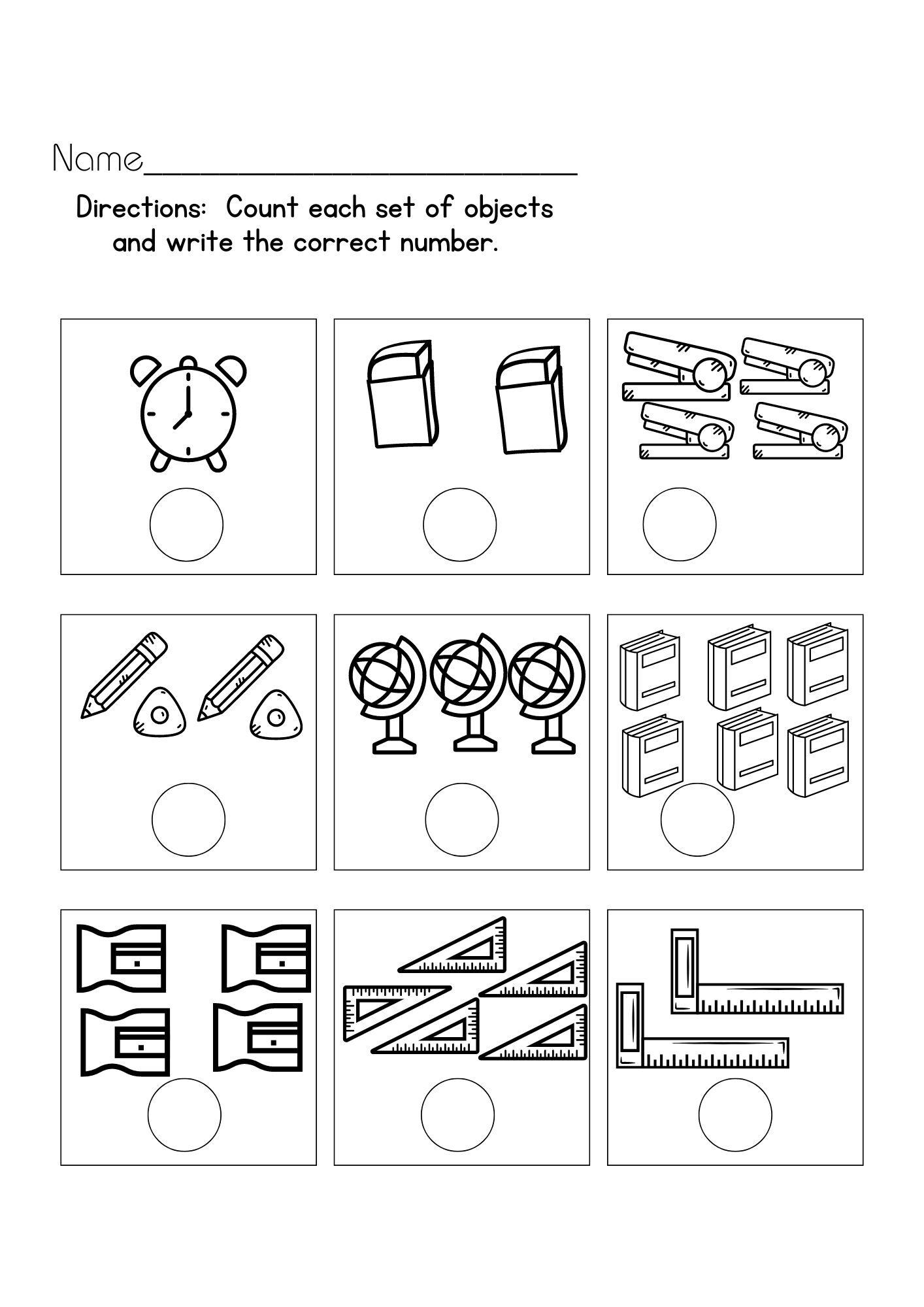 40 Printable Kindergarten Addition Worksheets, Write the Equation ...