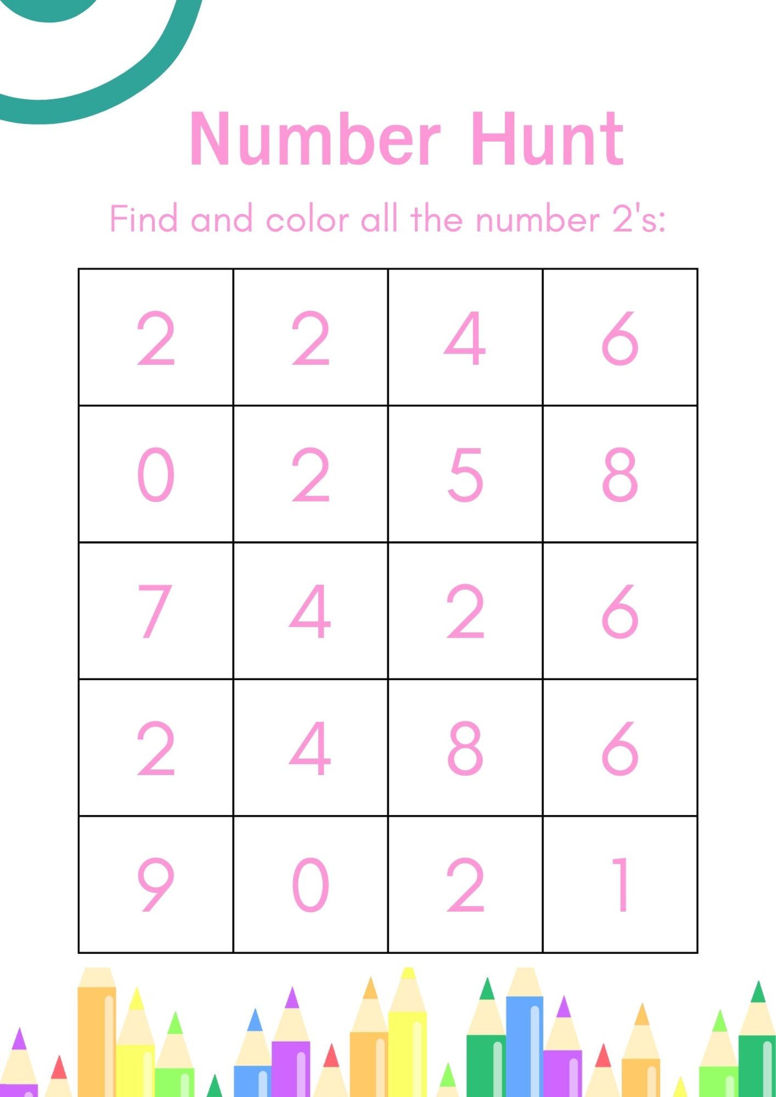 Missing Numbers 1-100 Worksheet: Kindergarten Counting Practice ...