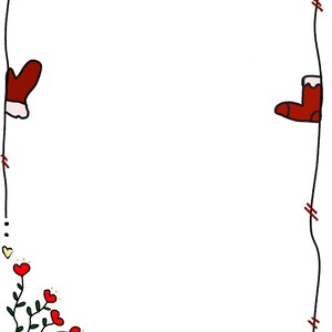 30 Christmas Frames Clip Art Winter Clipart Doodle Borders Christmas ...