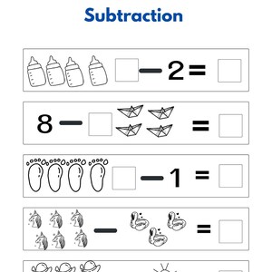 20 Printable Kindergarten Addition Worksheets, Picture Addition and ...