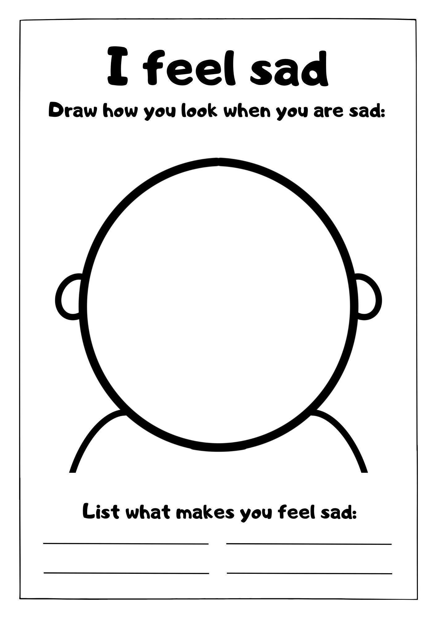 My Emotions and Feelings Mini Book Photo Emotions Flashcards, Printable ...