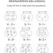 20printable Kindergarten Addition and Subtraction Sea Animal Worksheets ...