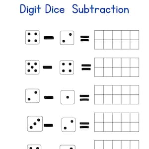 Ten Frame Addition Worksheets: Kindergarten Math (PDF) - Etsy