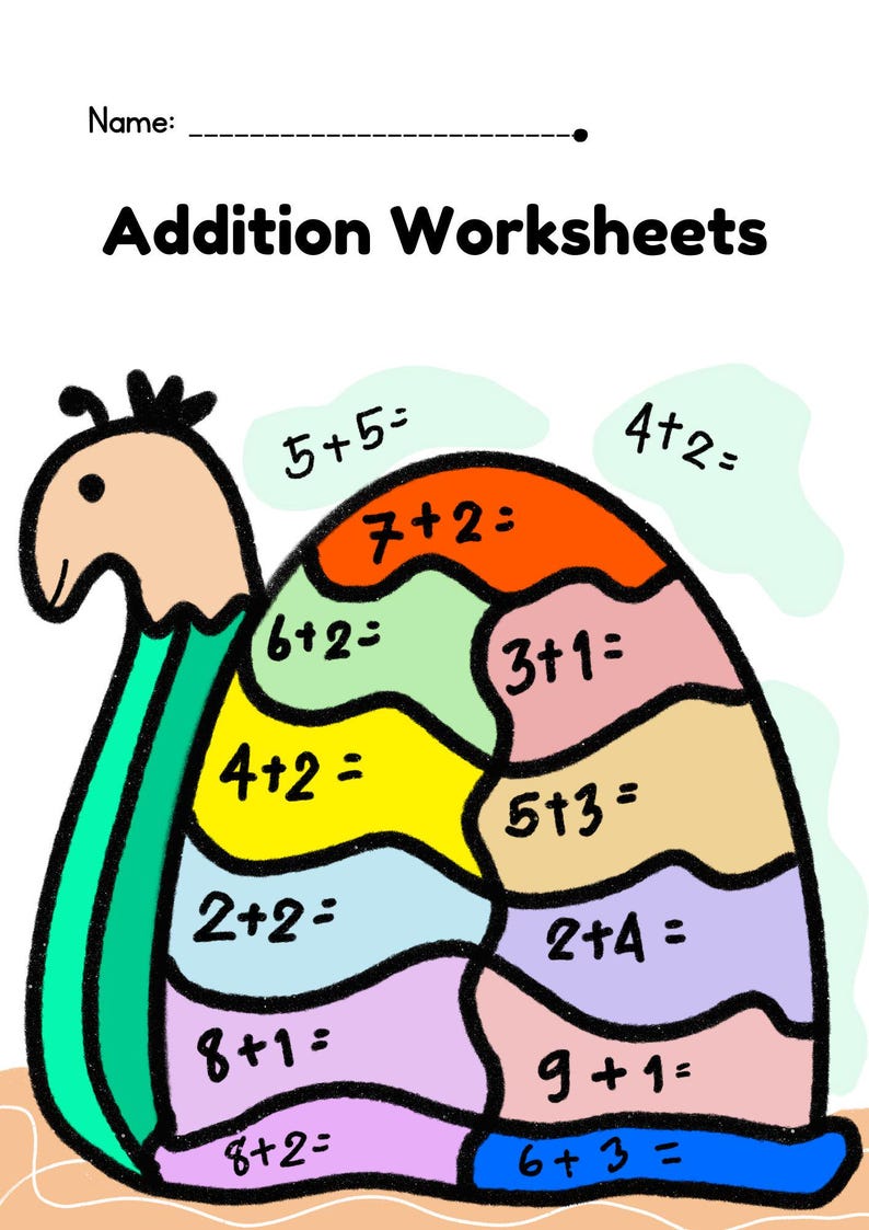 Math Worksheets Printable, Addition Pages,math Worksheets for ...