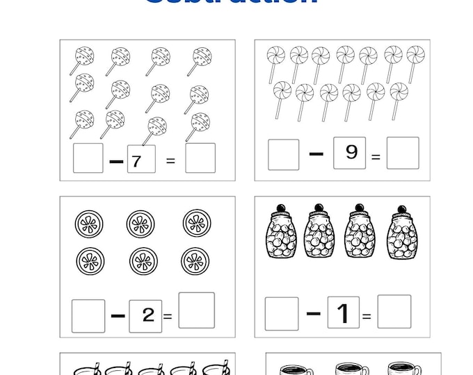 Printables Kindergarten Math Worksheets, Numbers 1 to 10, Counting ...