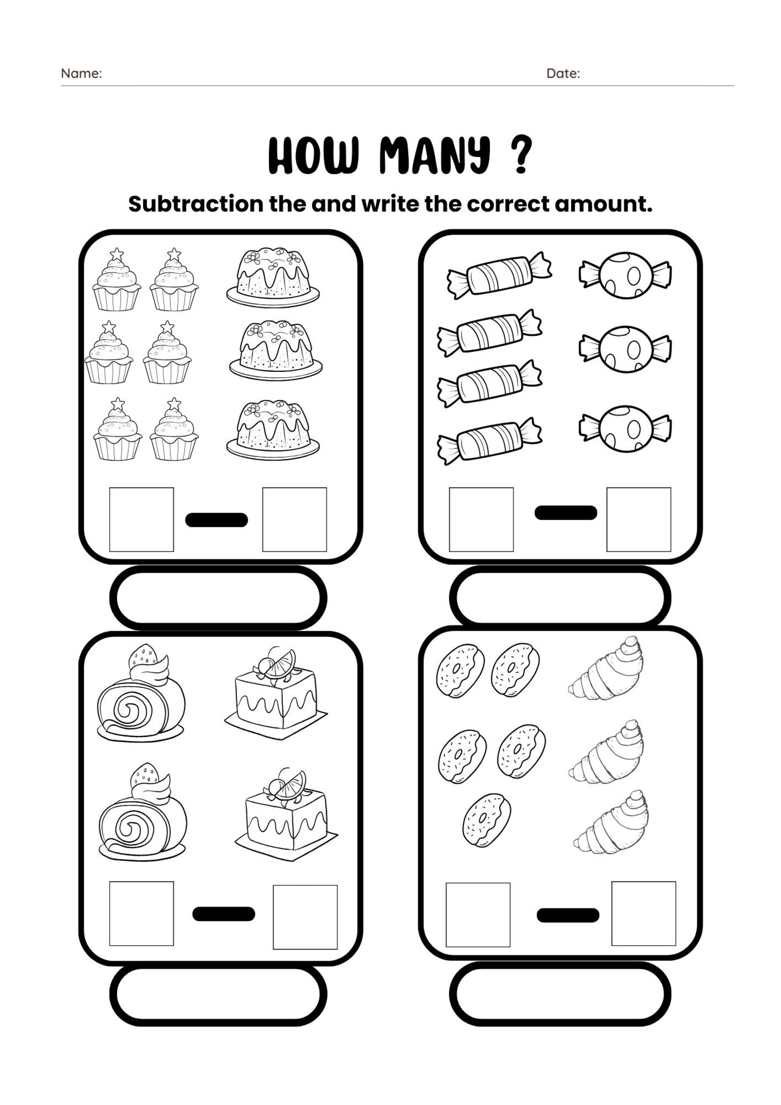 20 Printable Kindergarten Addition Worksheets, Picture Addition and ...