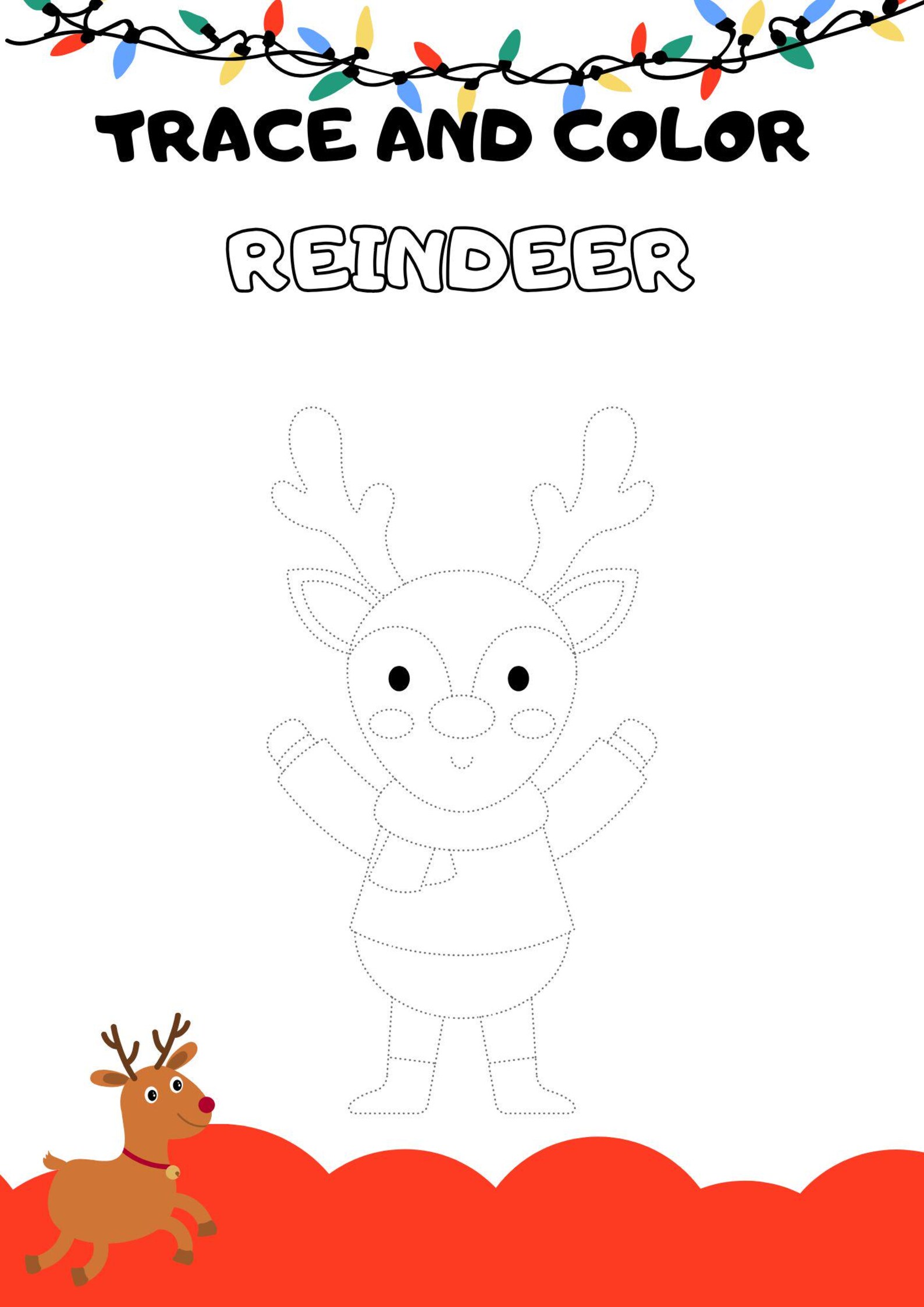 Christmas Tracing Worksheets, Handwriting Practice, Fine Motor Skills ...