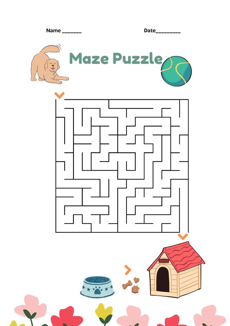 32 Printable Spring Maze Puzzle Worksheets for Kindergarten ...