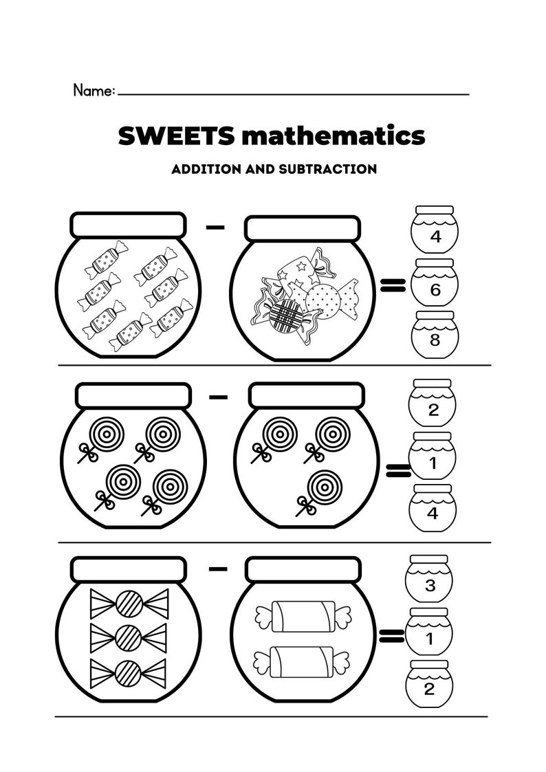 20 Printable Kindergarten Addition Worksheets, Picture Addition and ...