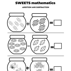 20 Printable Kindergarten Addition Worksheets, Picture Addition and ...