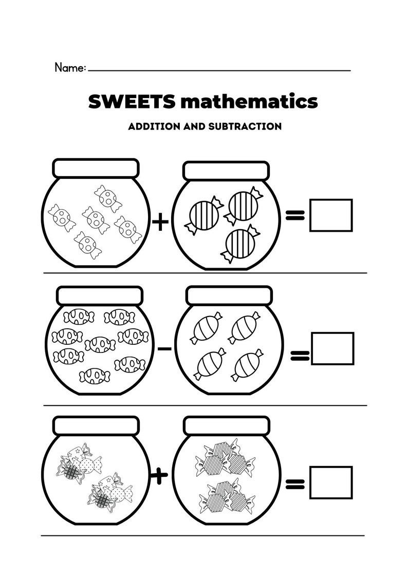 20 Printable Kindergarten Addition Worksheets, Picture Addition and ...