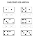 20 Printable Domino Addition Worksheets | 1st Grade & Kindergarten Math ...