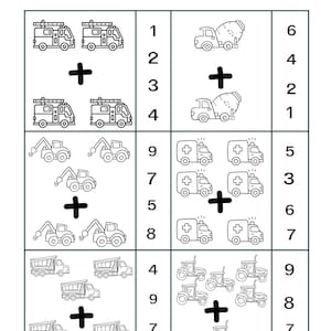 20 Printable Kindergarten Addition Worksheets, Picture Addition and ...
