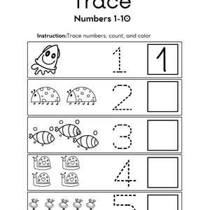 60 Preschool Line Tracing Worksheets: Homeschool Kindergarten Learning ...
