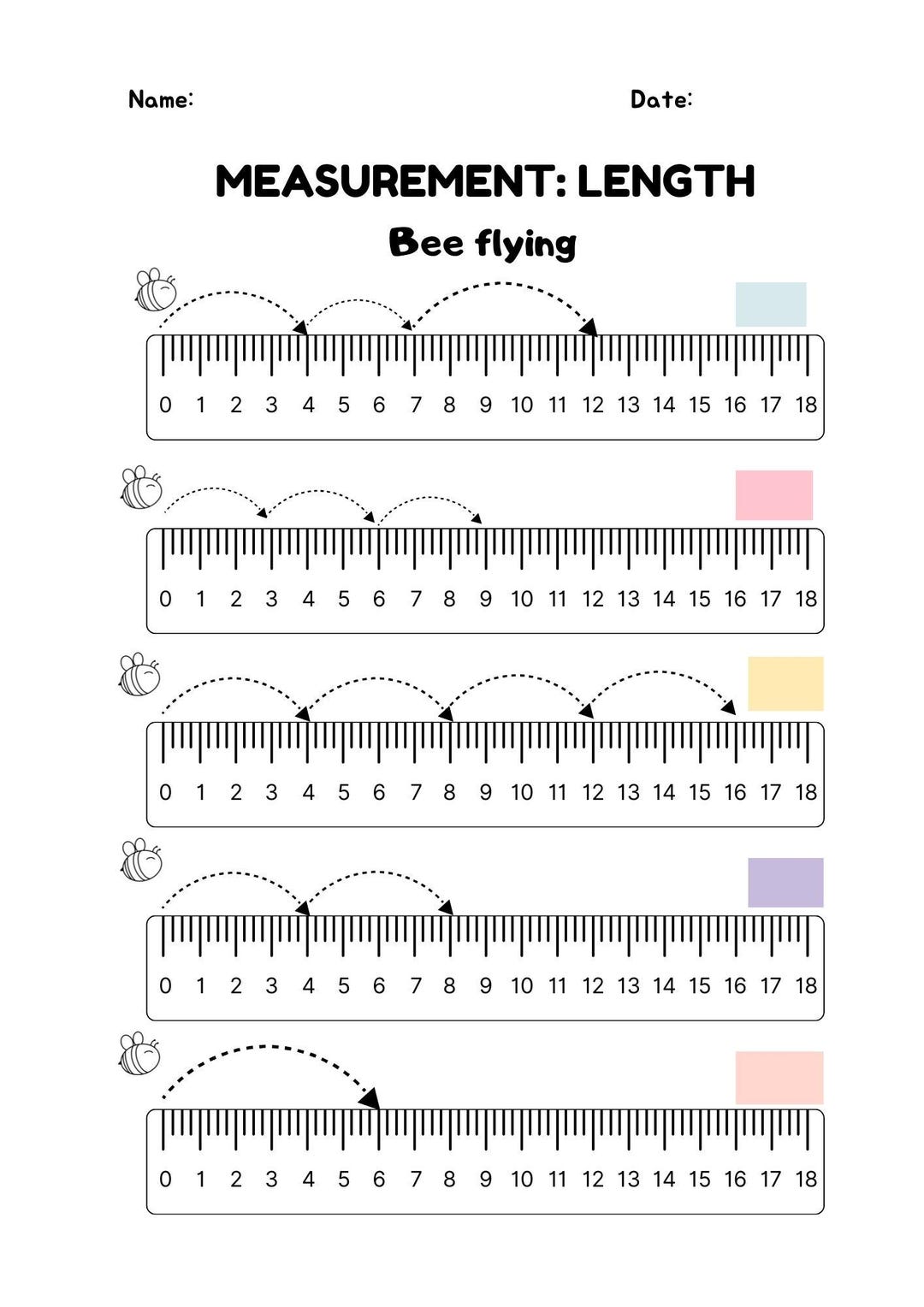 40 Kindergarten Math Worksheets: Addition, Subtraction, Measurement ...
