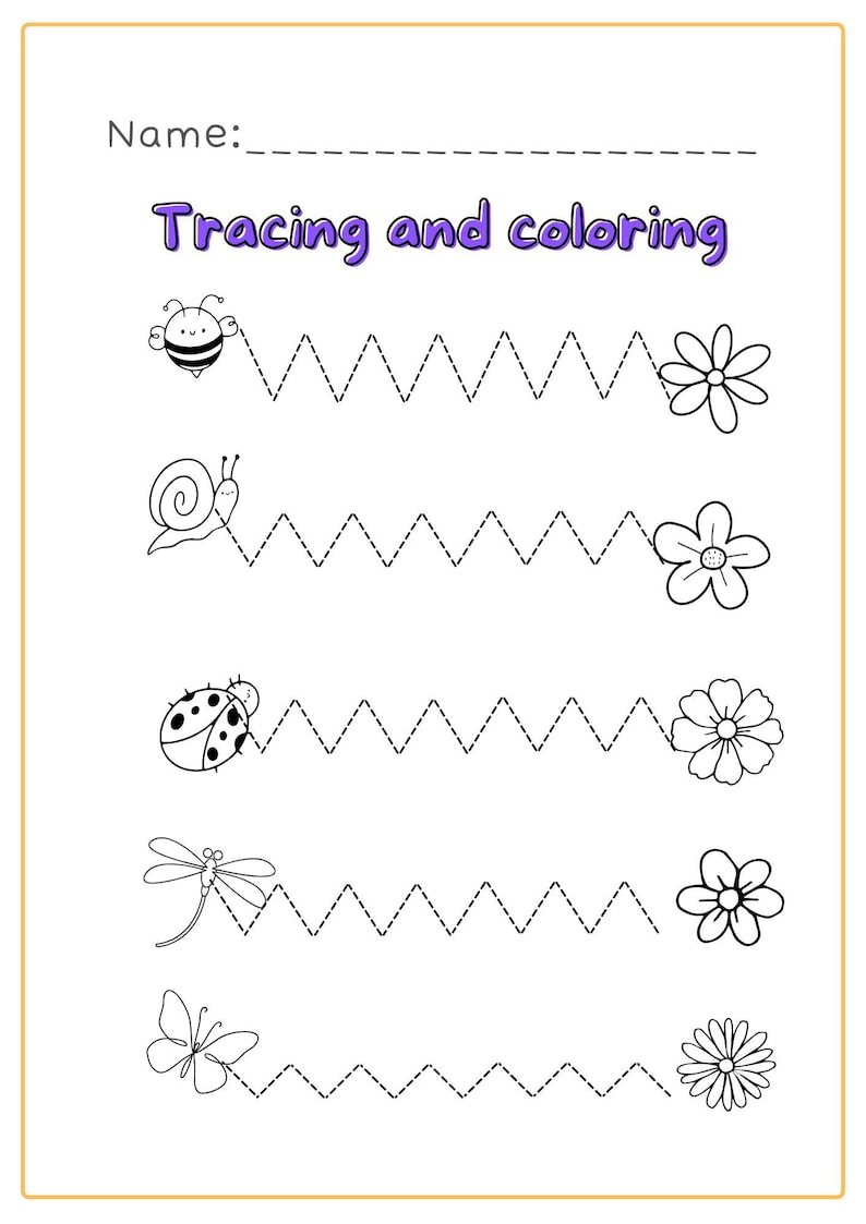 27 Preschool Line Tracing Worksheets, Lines Trace Pages Printable ...