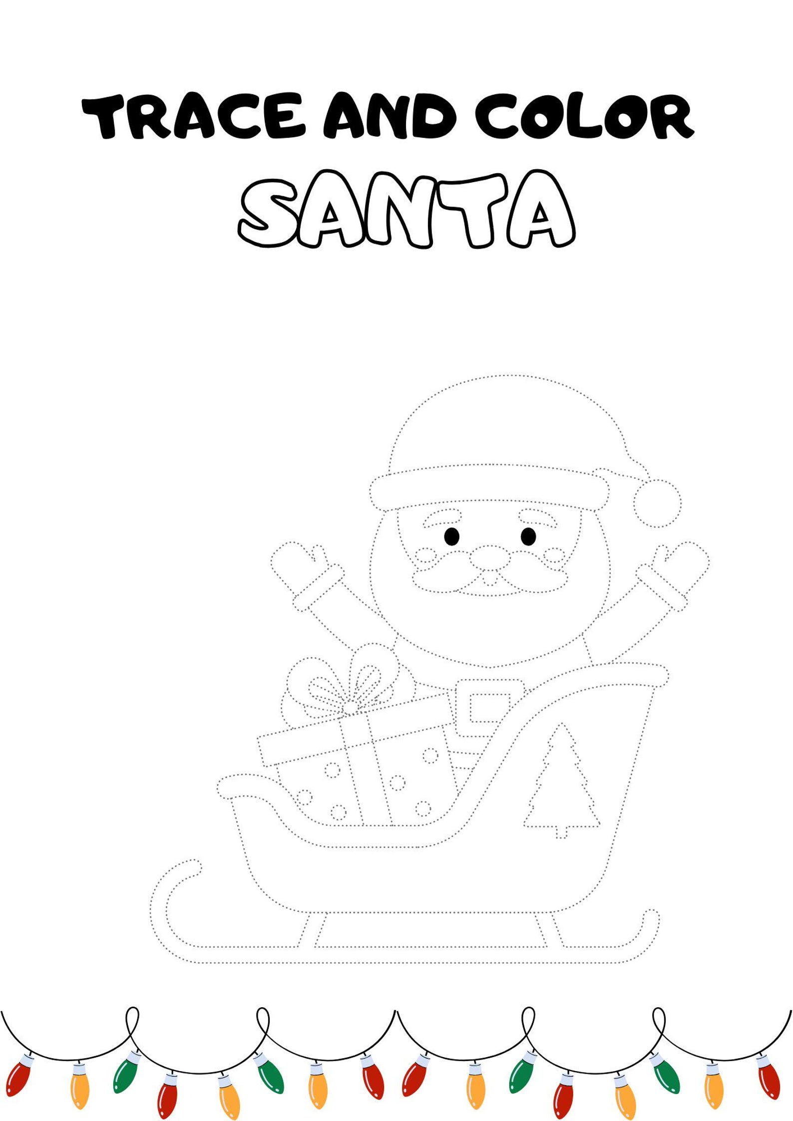 Christmas Tracing Worksheets, Handwriting Practice, Fine Motor Skills ...