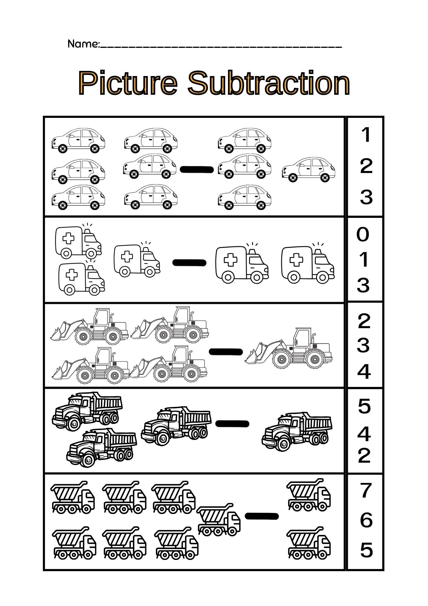 20 Printable Kindergarten Addition Worksheets, Picture Addition and ...
