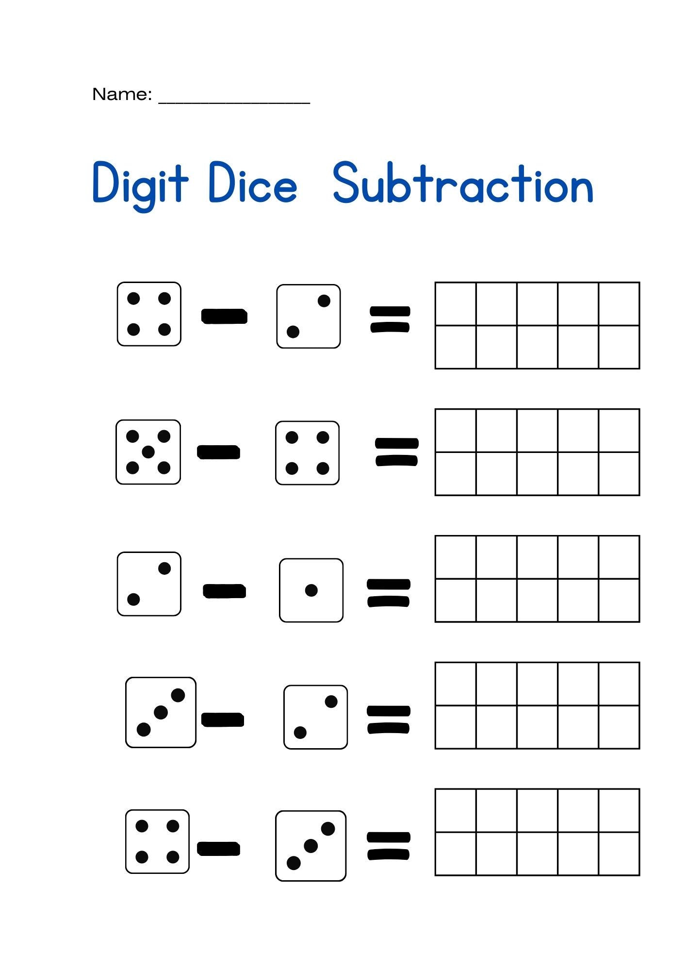 20 Printable Domino Addition Worksheets | 1st Grade & Kindergarten Math ...