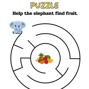 17 Printable Spring Maze PUZZLE Worksheets for Kindergarten ...
