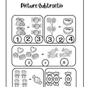 20sweets Addition and Subtraction to 10 - Etsy