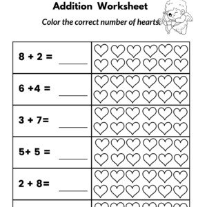 20 Kindergarten Math Worksheets: Picture Addition & Subtraction ...