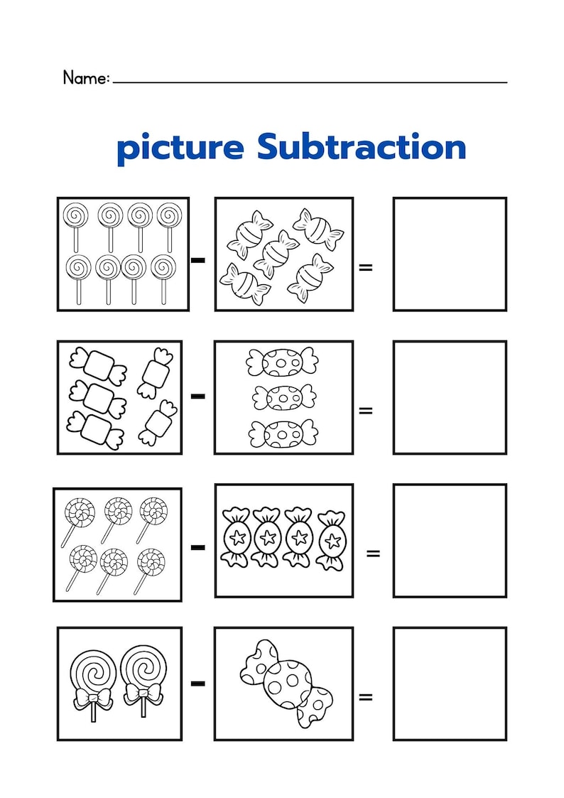 20 Printable Kindergarten Addition Worksheets, Picture Addition and ...
