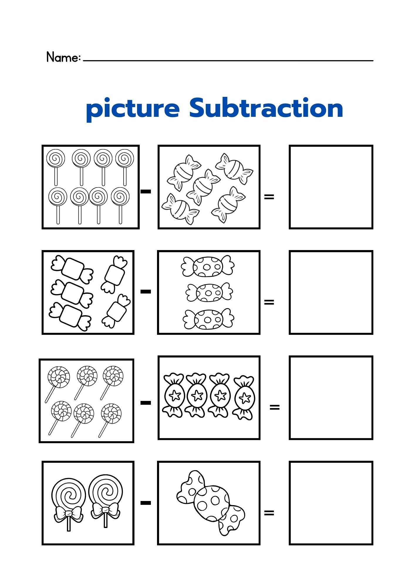 20 Printable Kindergarten Addition Worksheets, Picture Addition and ...