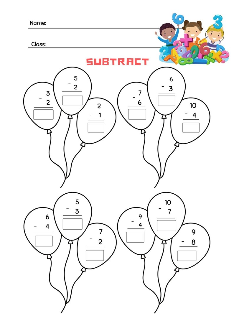 20 Printable Kindergarten Addition Worksheets, Picture Addition and ...