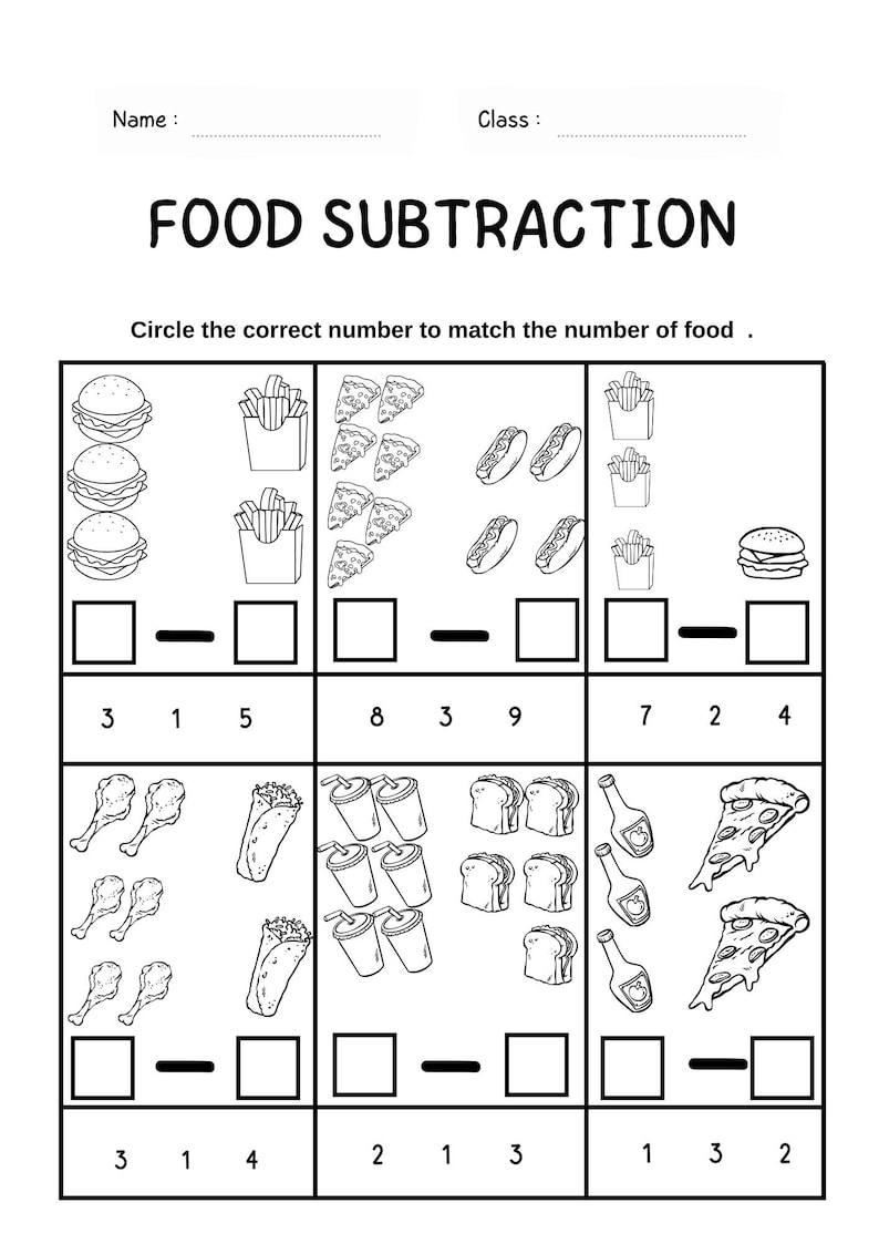 20 Printable Kindergarten Addition Worksheets, Picture Addition and ...