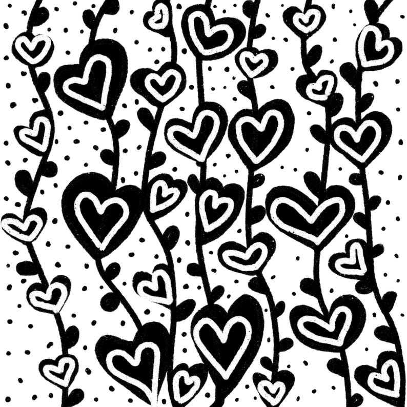 Hand Drawn Valentine Doodles PNG, Valentine’s Day Line Art Images ...