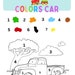Car Counting Worksheet,preschool Math, Beginning Math, Counting ...