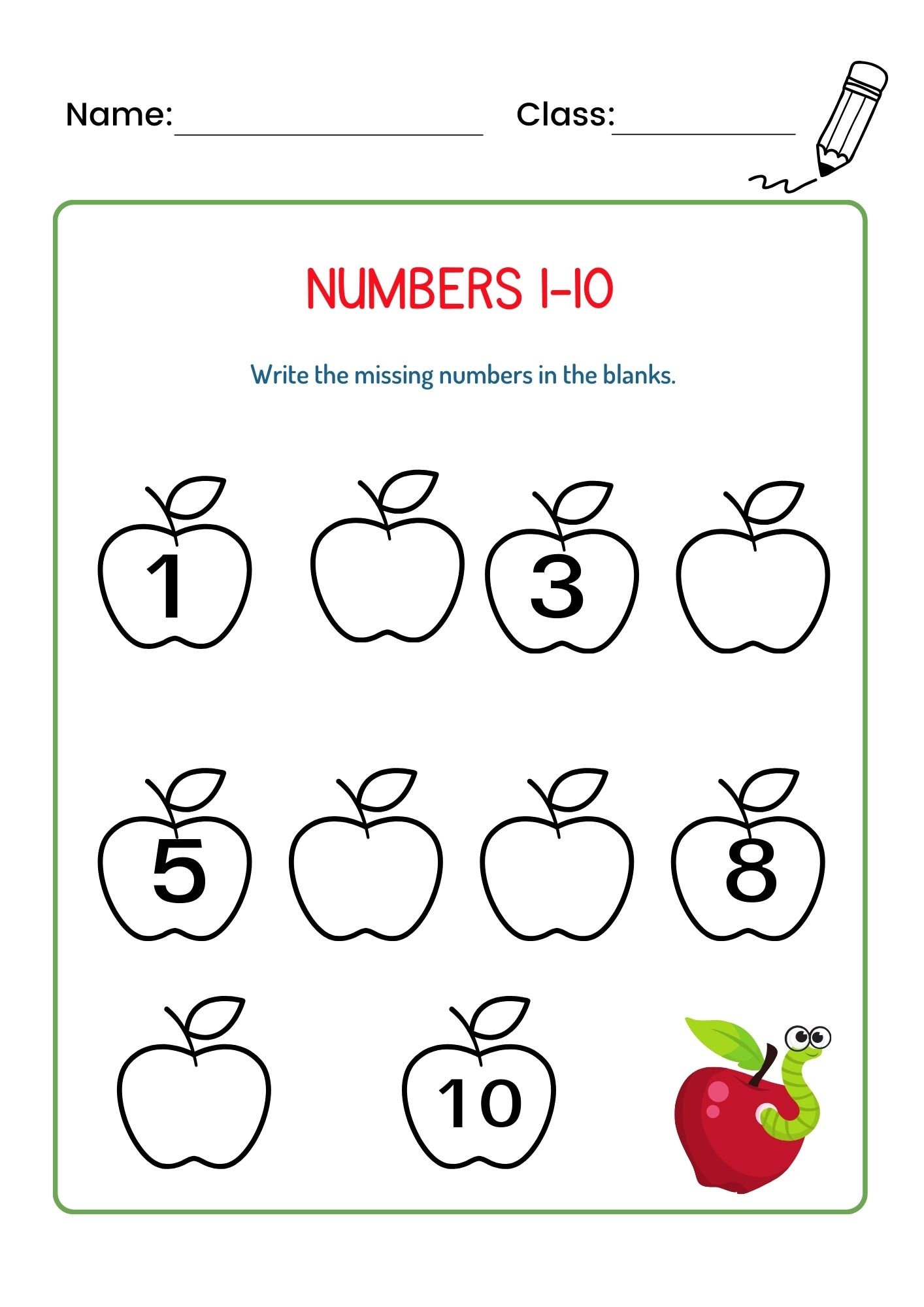Number Tracing Worksheets: Color, Count, Trace 1-10 (printable) - Etsy