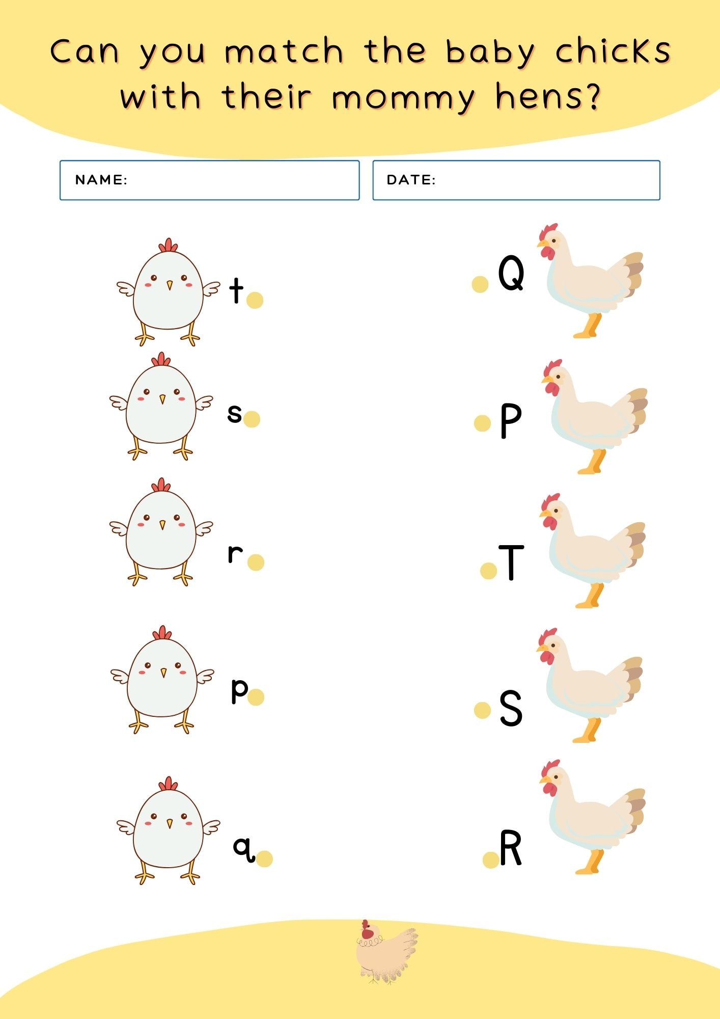 Alphabet Matching Activity A-Z - Etsy