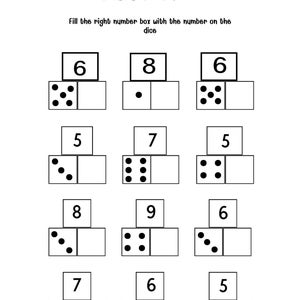 20 Printable Domino Addition Worksheets | 1st Grade & Kindergarten Math ...