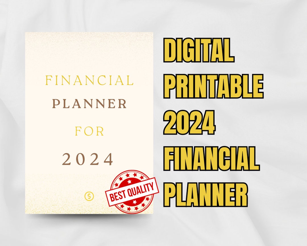 2024 Financial Planner Finance Journal Digital Finance - Etsy