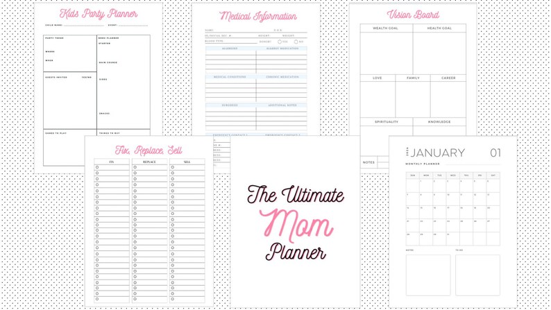The Ultimate Mom Planner - Etsy