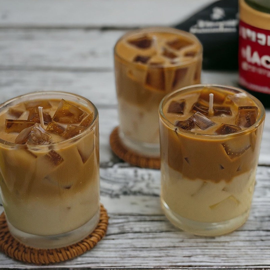 Latte Coffee Candles Coffee Espresso Scented Cute Candle Food - Etsy ...