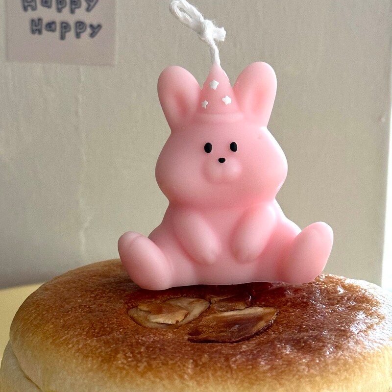 Bunny Candle - Etsy