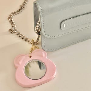 Bear Keyring/ Jesmonite Keyring/ Bear Mirror/ Cute Keyring - Etsy