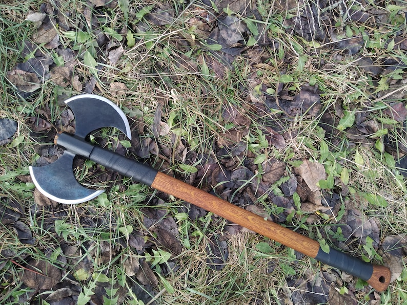Double-headed Axe,scandinavian Axe,viking Axe,handmade,danish Axe ...