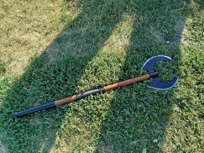 An Ax With a Double-edged Blade. Vintage Items. Collector's Items ...